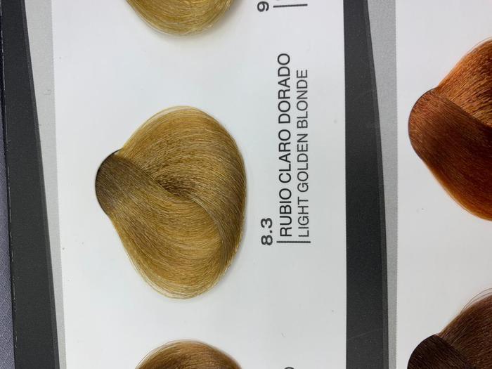 Tinte 8.3-Rubio claro dorado :: Distribuidora.mb